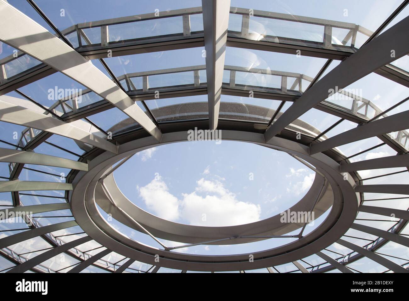 Reichstag Dome close up, Berlin, Germany. July 2019. Beautiful ...