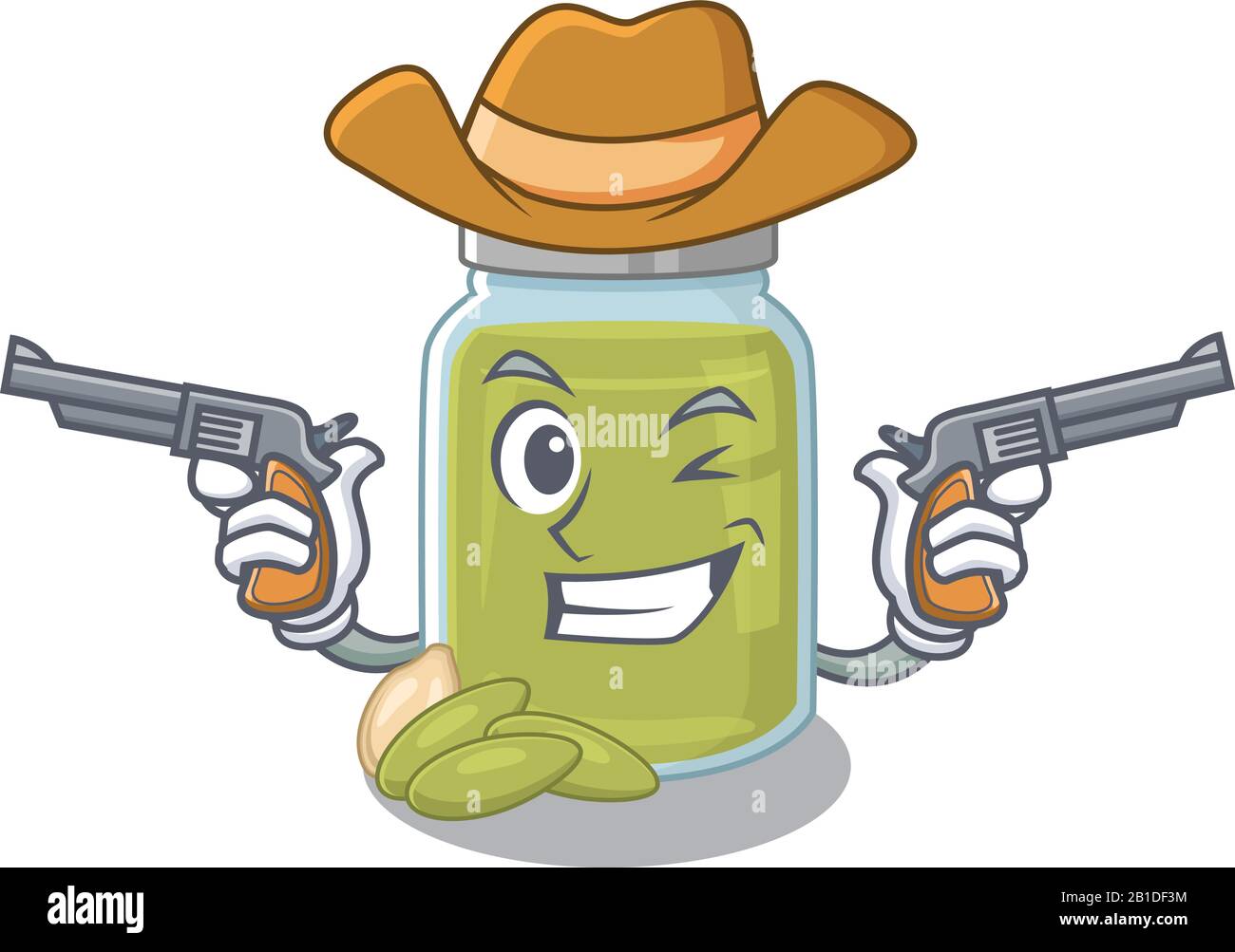 Pumpkin cowboy Stock Vector Images - Alamy