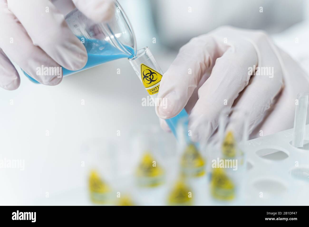 Close up professional laboratory making hi-res stock photography and ...