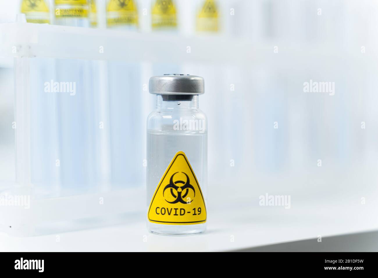 Close up of glass package that being on the foreground Stock Photo - Alamy