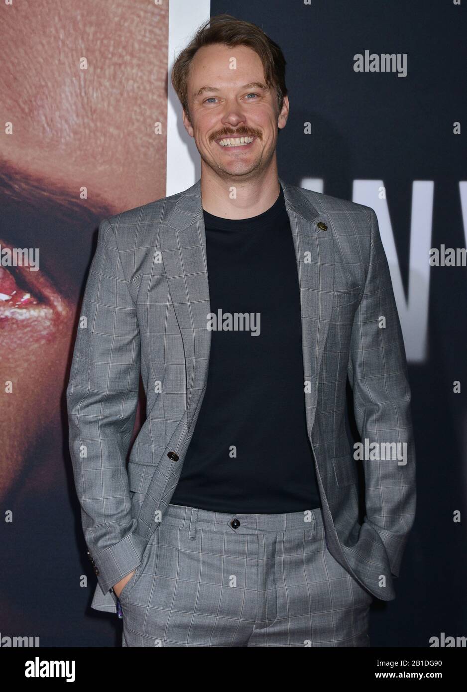 Los Angeles, USA. 25th Feb, 2020. Michael Dorman 053 attends the ...