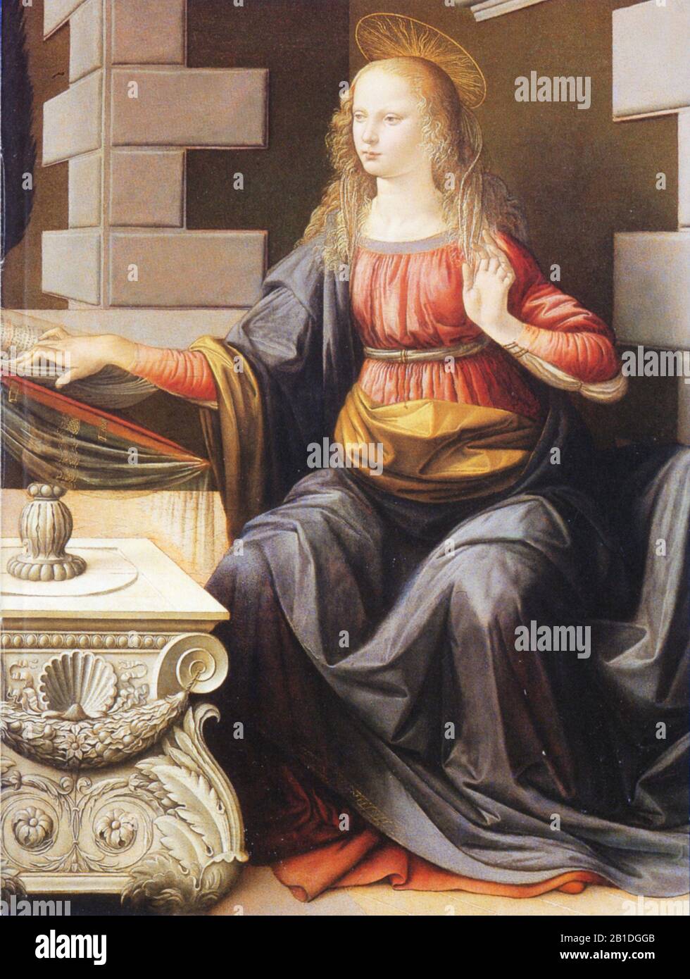 Annunciation leonardo da vinci hi-res stock photography and images - Alamy