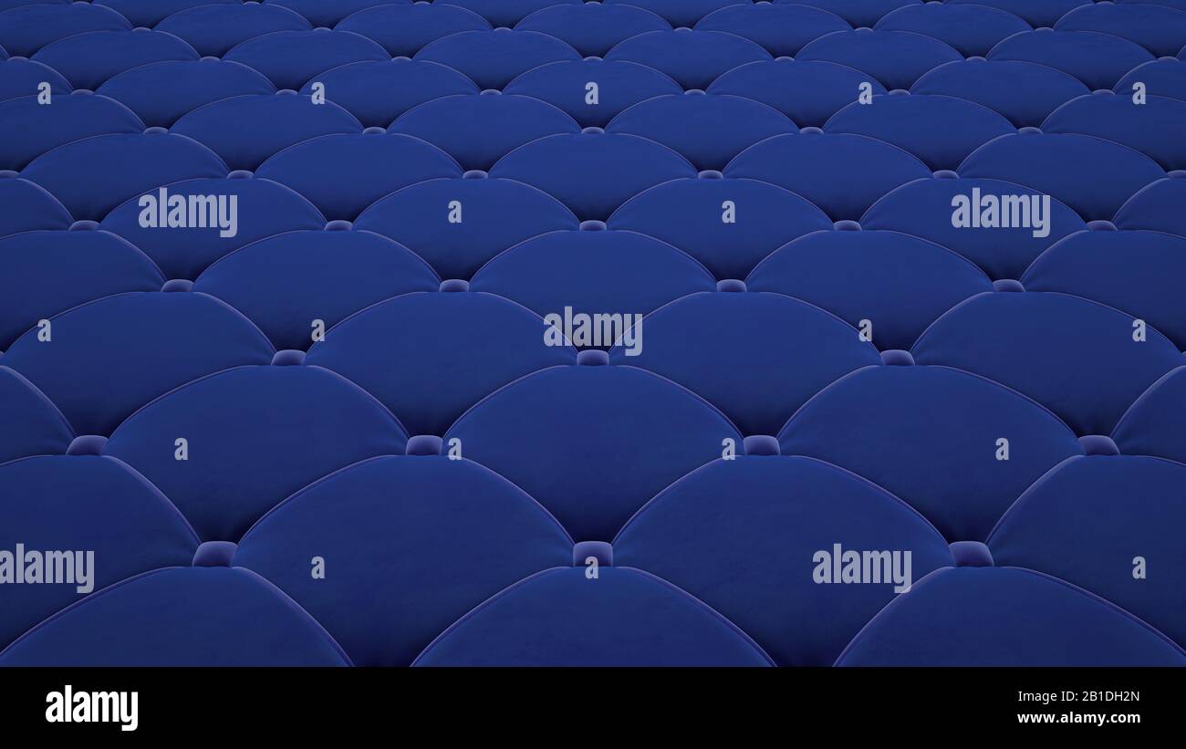 Quilted fabric surface. Blue velvet. Solemn background Option 1 Stock ...