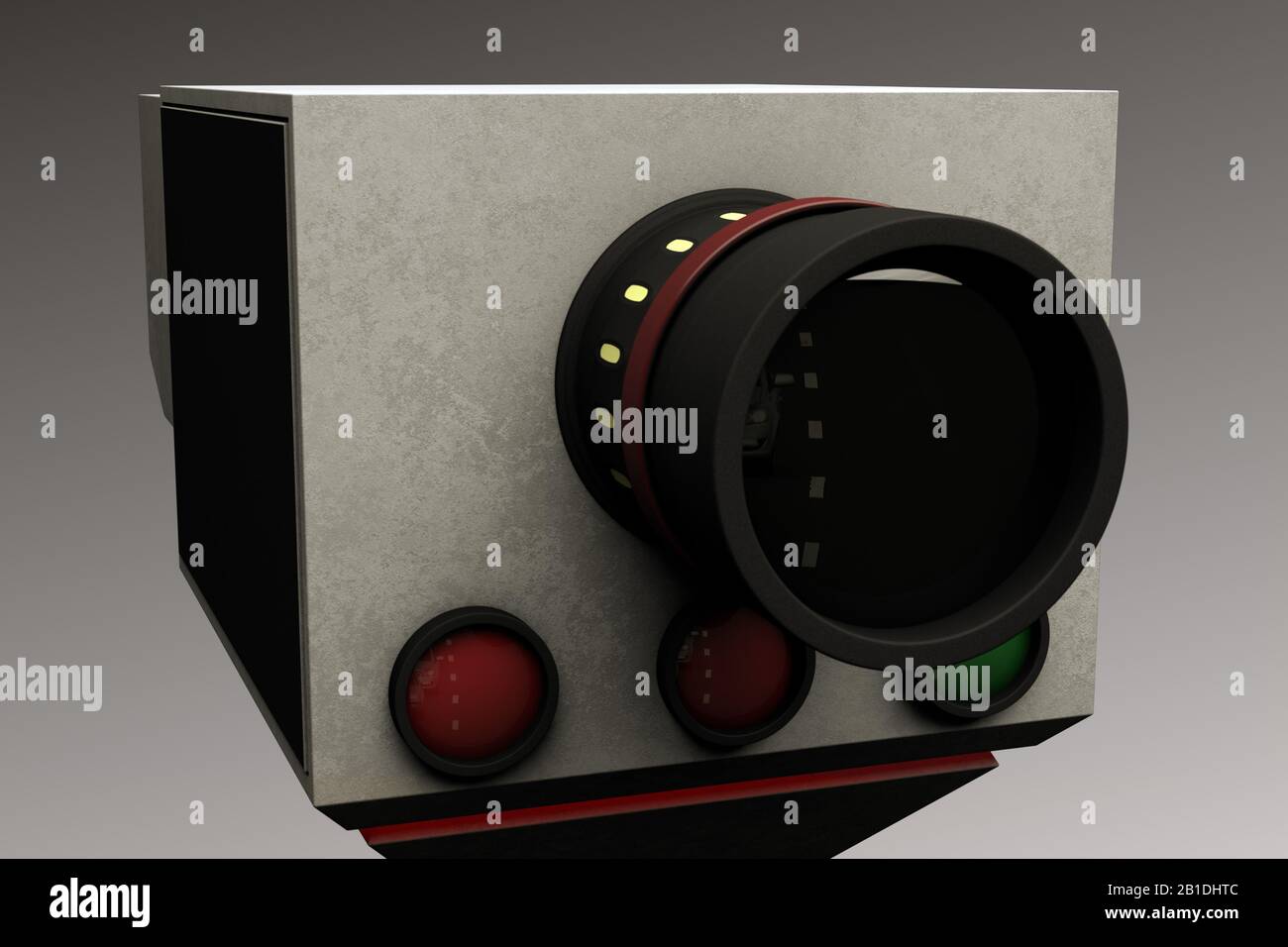Traffic Vehicle Road Speed Control Recording Unit in Service 3D Image ...