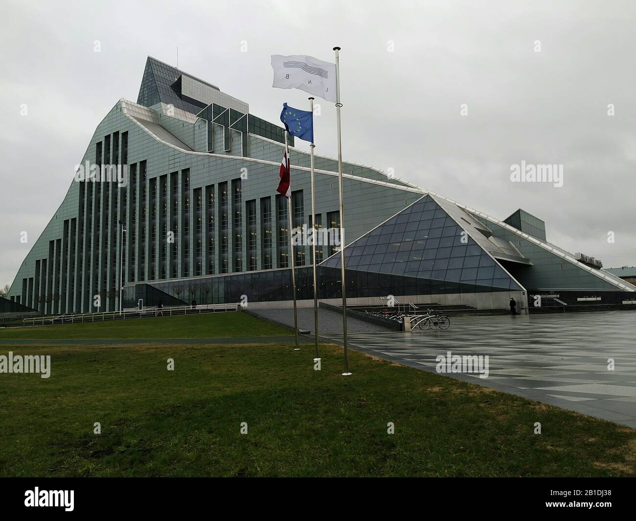 National Library in Riga Stock Photo - Alamy