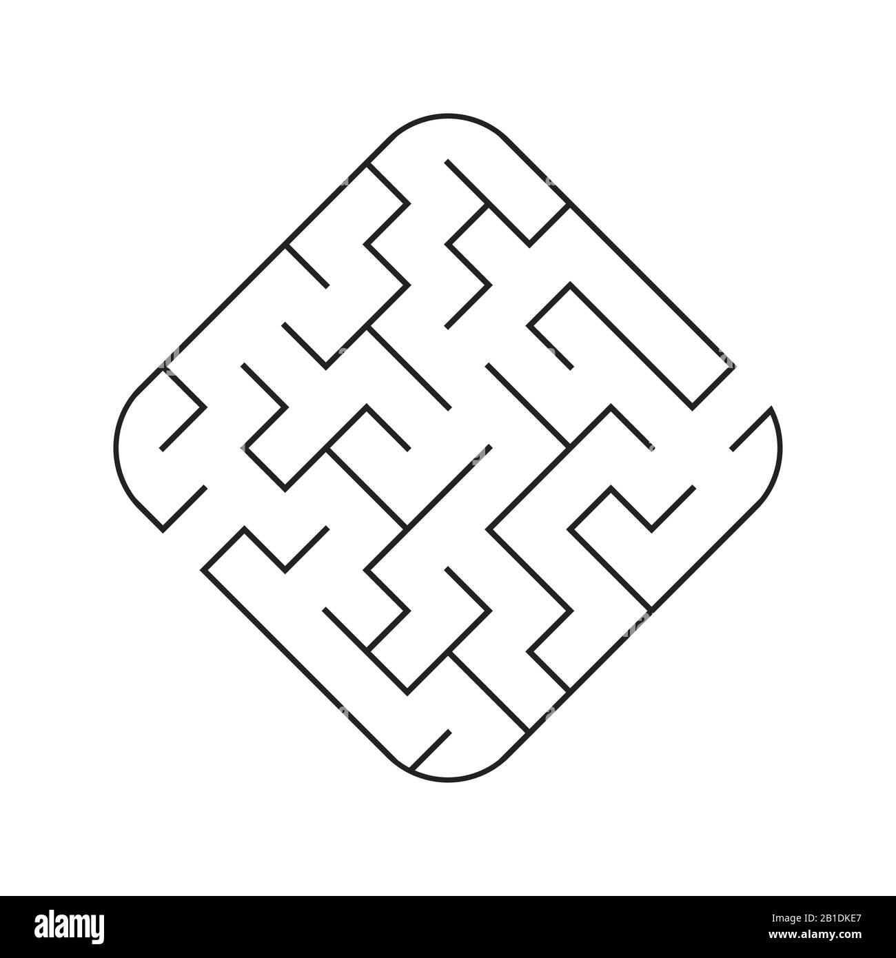 Simple maze drawing hi-res stock photography and images - Alamy