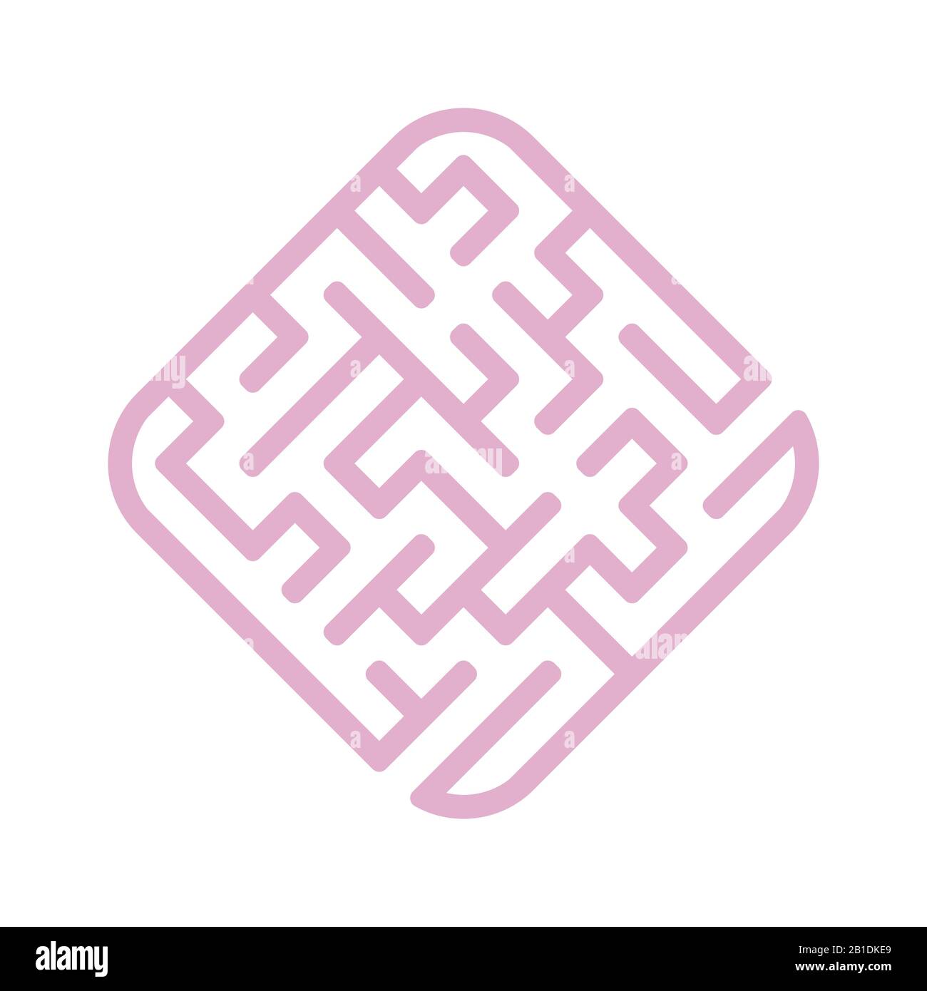 Easy maze. Game for kids. Puzzle for children. Labyrinth conundrum ...