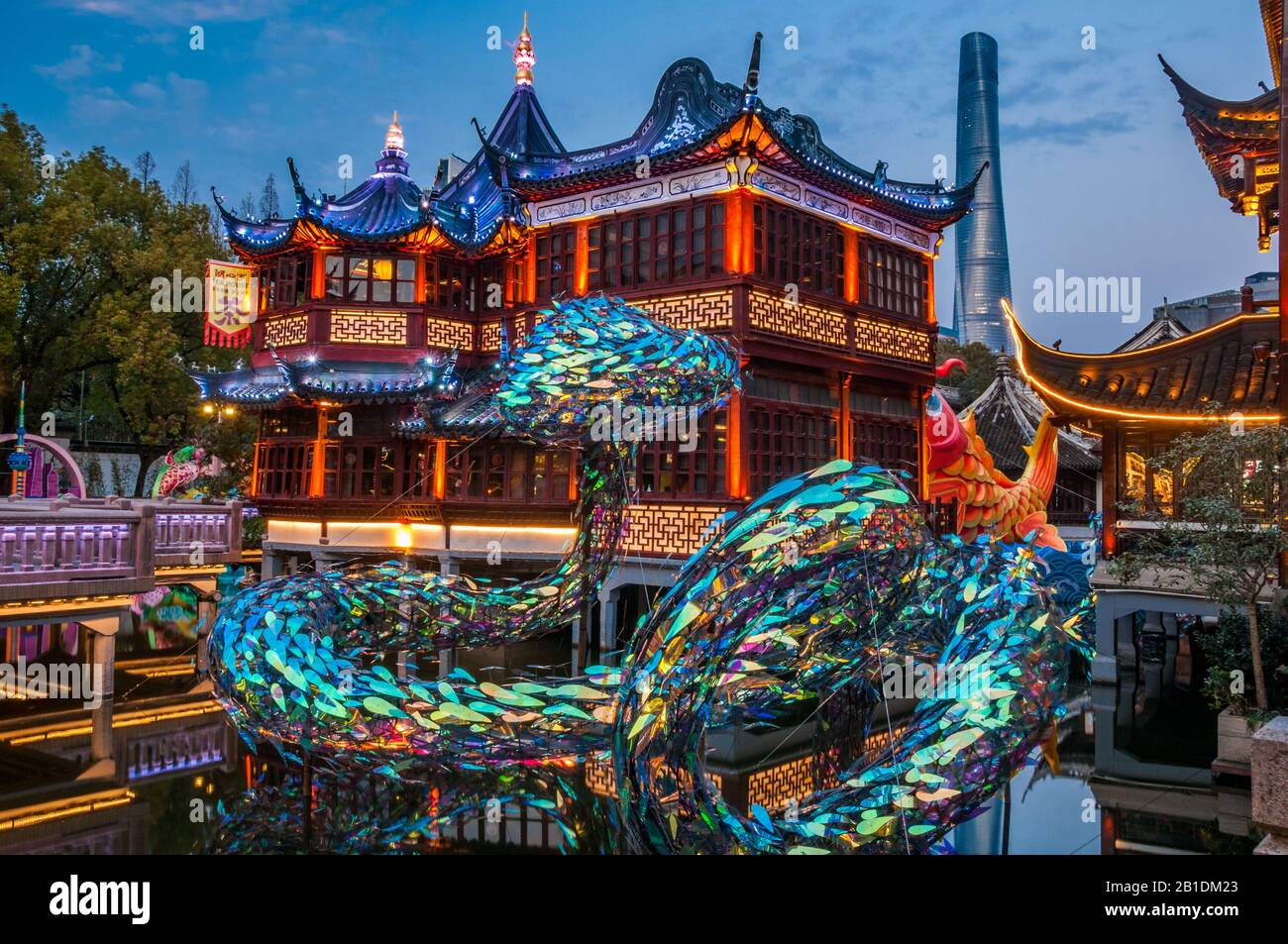 Shanghai pavilion tea house hi-res stock photography and images - Alamy