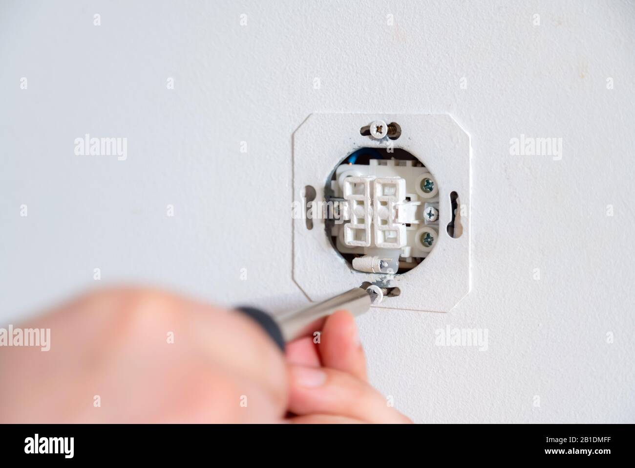 Installing switches hi-res stock photography and images - Alamy