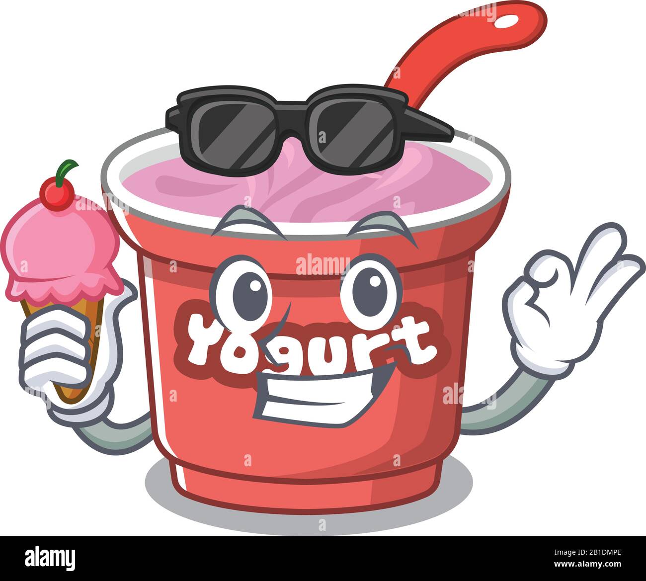 Yogurt Cartoon