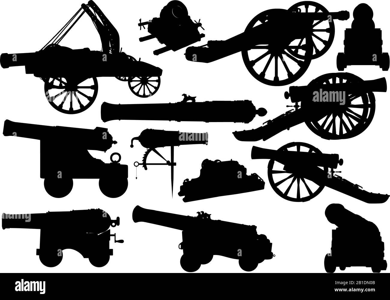 Antique fire arms Stock Vector Images - Alamy