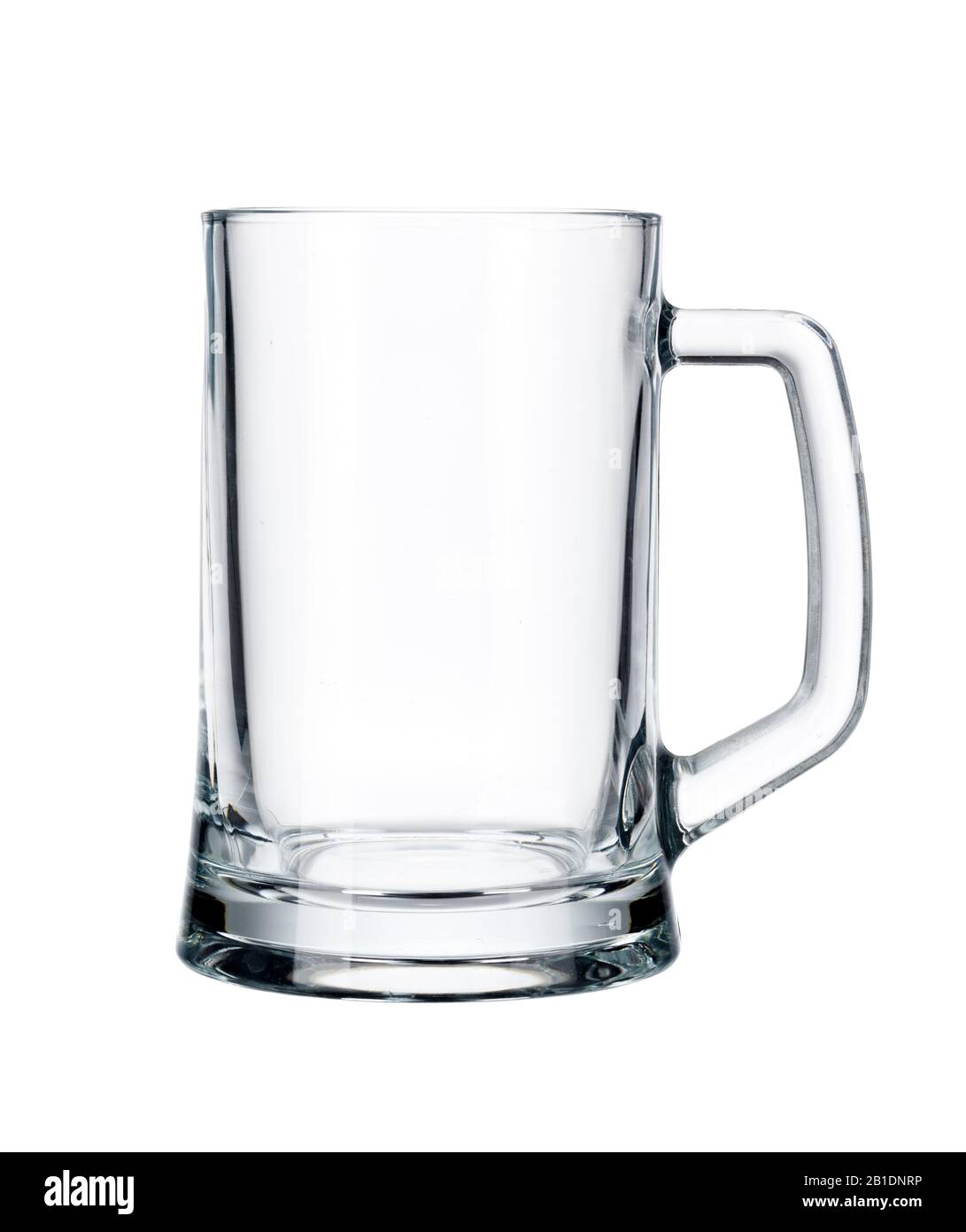 Empty beer mug isolated on white background Stock Photo - Alamy
