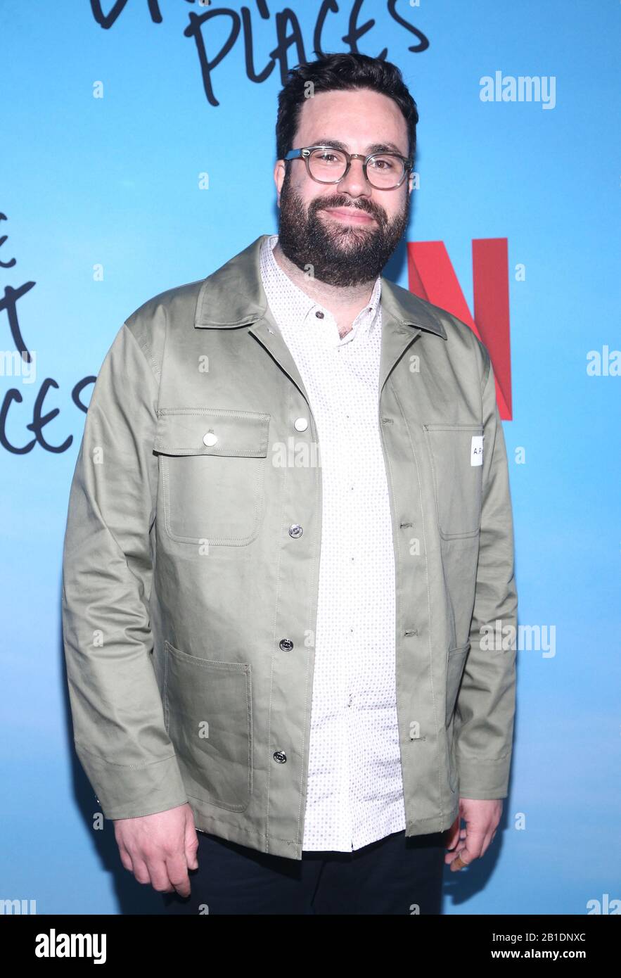Hollywood, Ca. 24th Feb, 2020. Brett Haley, at Netflix's All the Bright ...