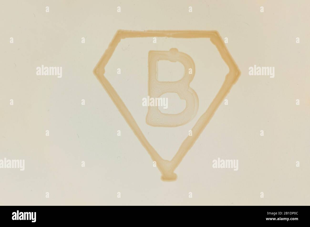 super microbe sign made of bacterial culture Stock Photo - Alamy