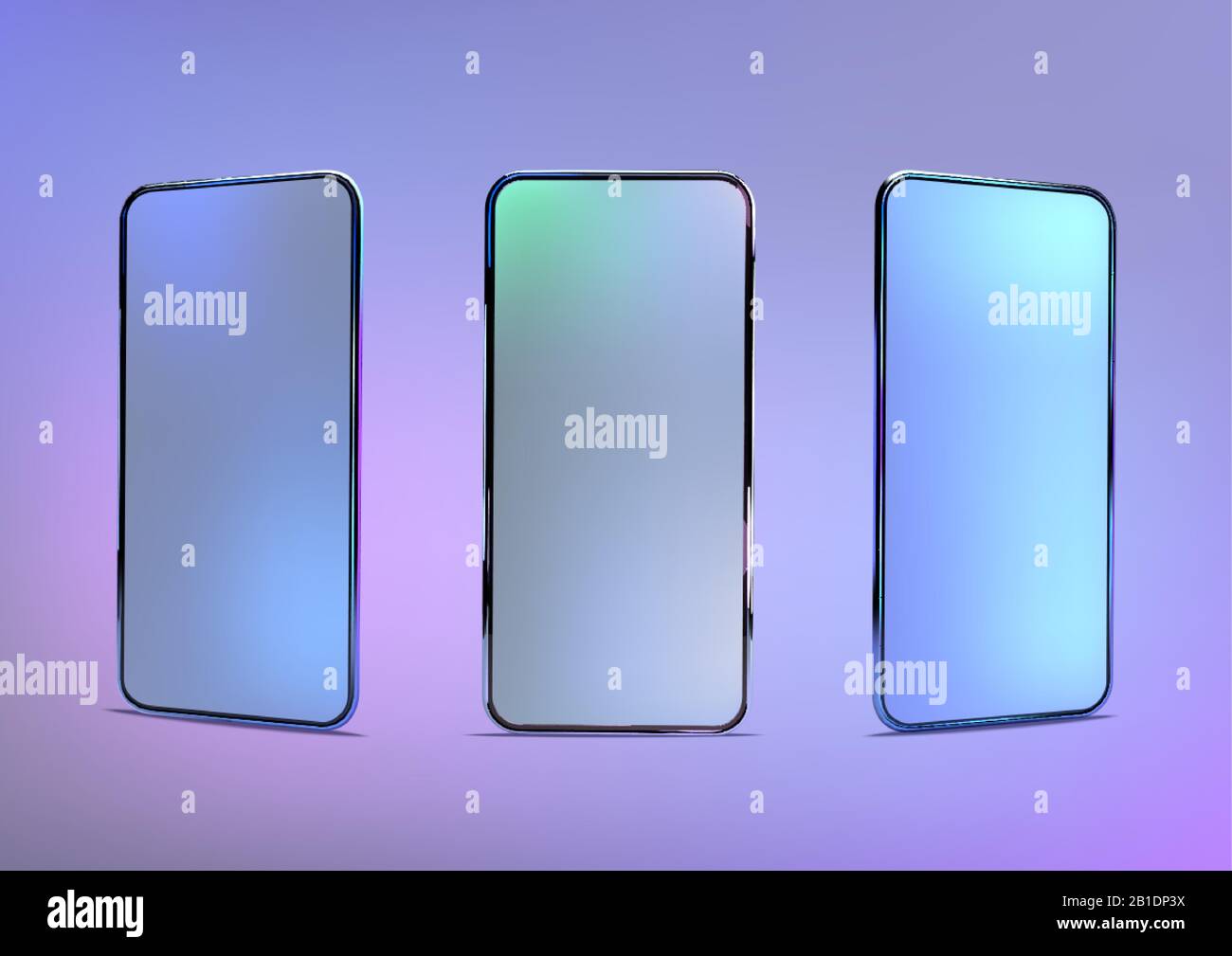 3D realistic colorful smartphone mockup. Template for infographics and ...