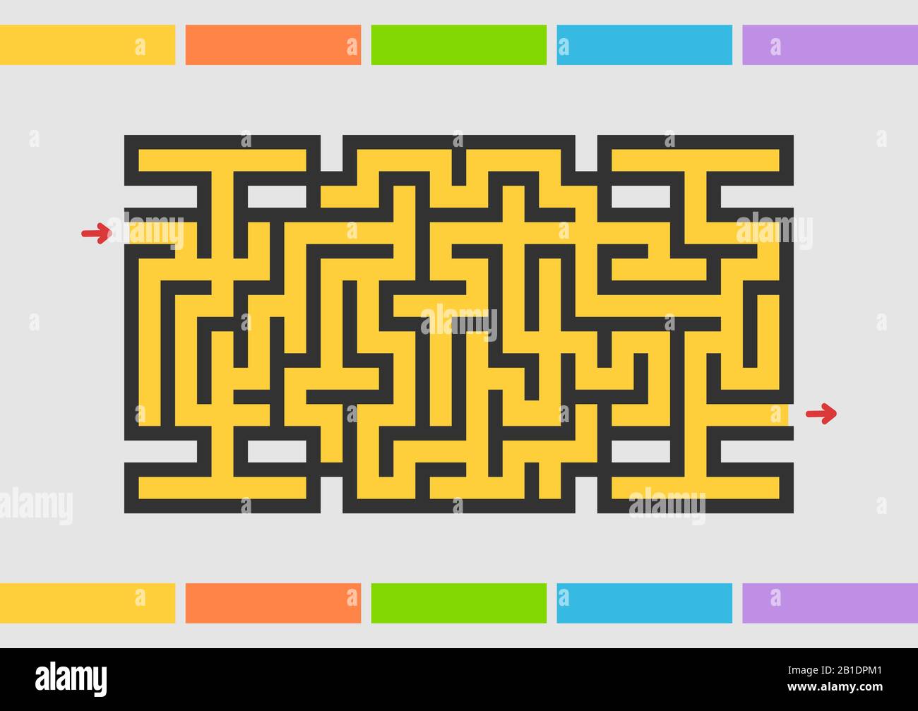 Abstact labyrinth. Game for kids. Puzzle for children. Maze conundrum ...