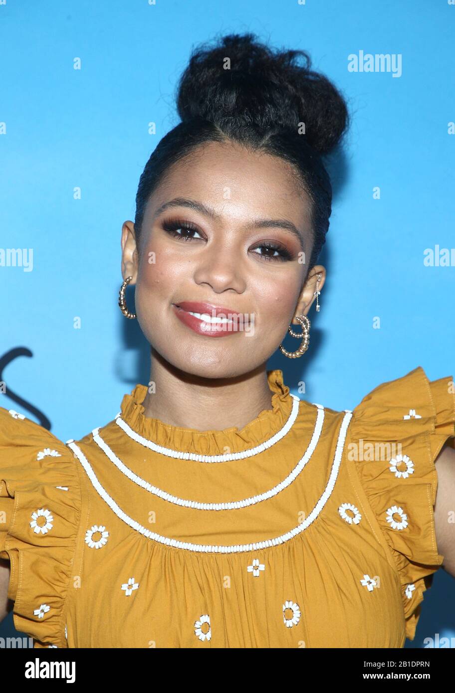 Hollywood, Ca. 24th Feb, 2020. Jaz Sinclair, at Netflix's All the ...