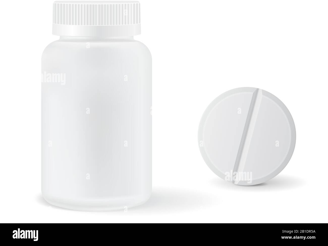 Medical pill background Cut Out Stock Images & Pictures - Alamy