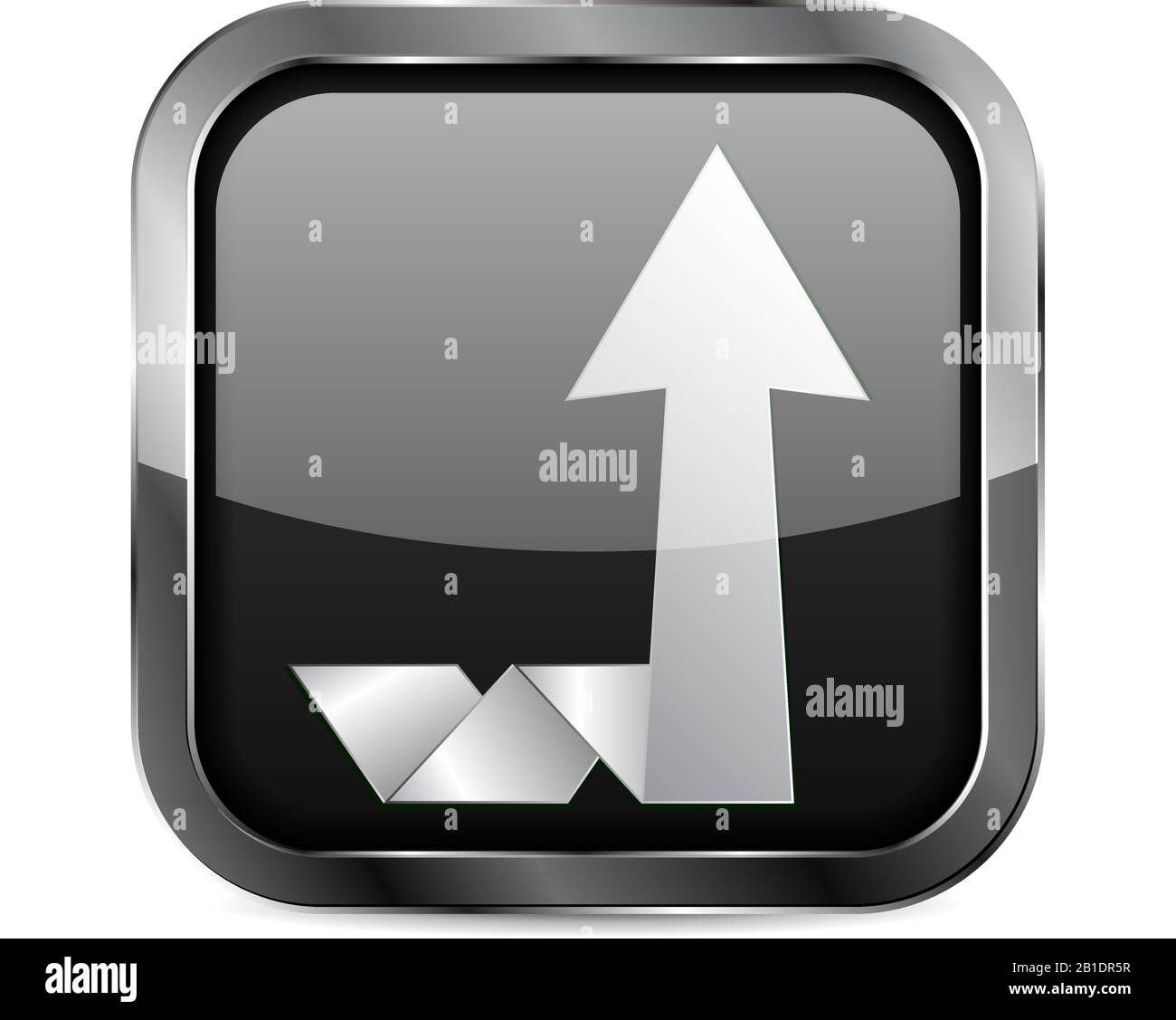 Push arrow Stock Vector Images - Alamy