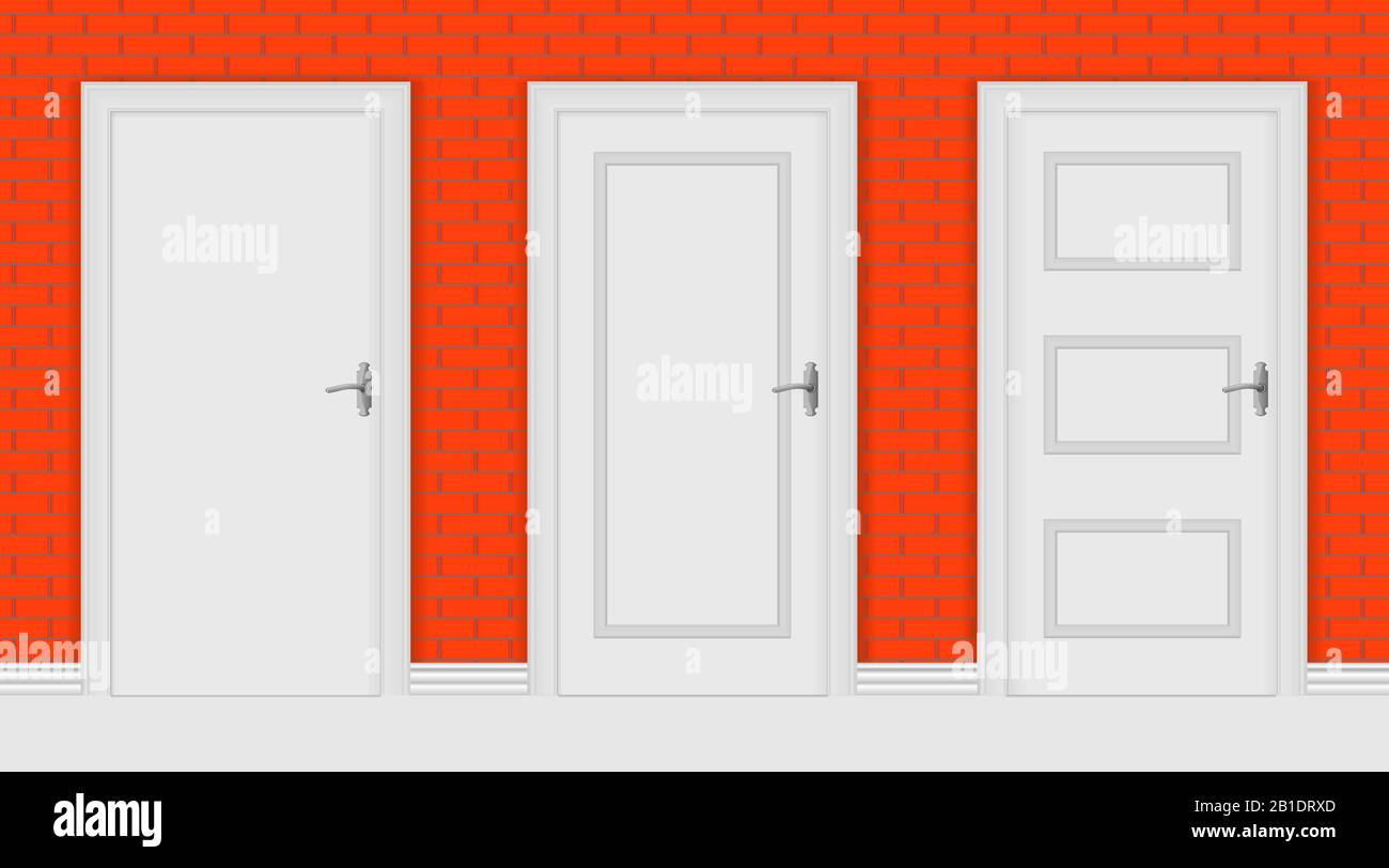 Red brick wall Stock Vector Images - Alamy