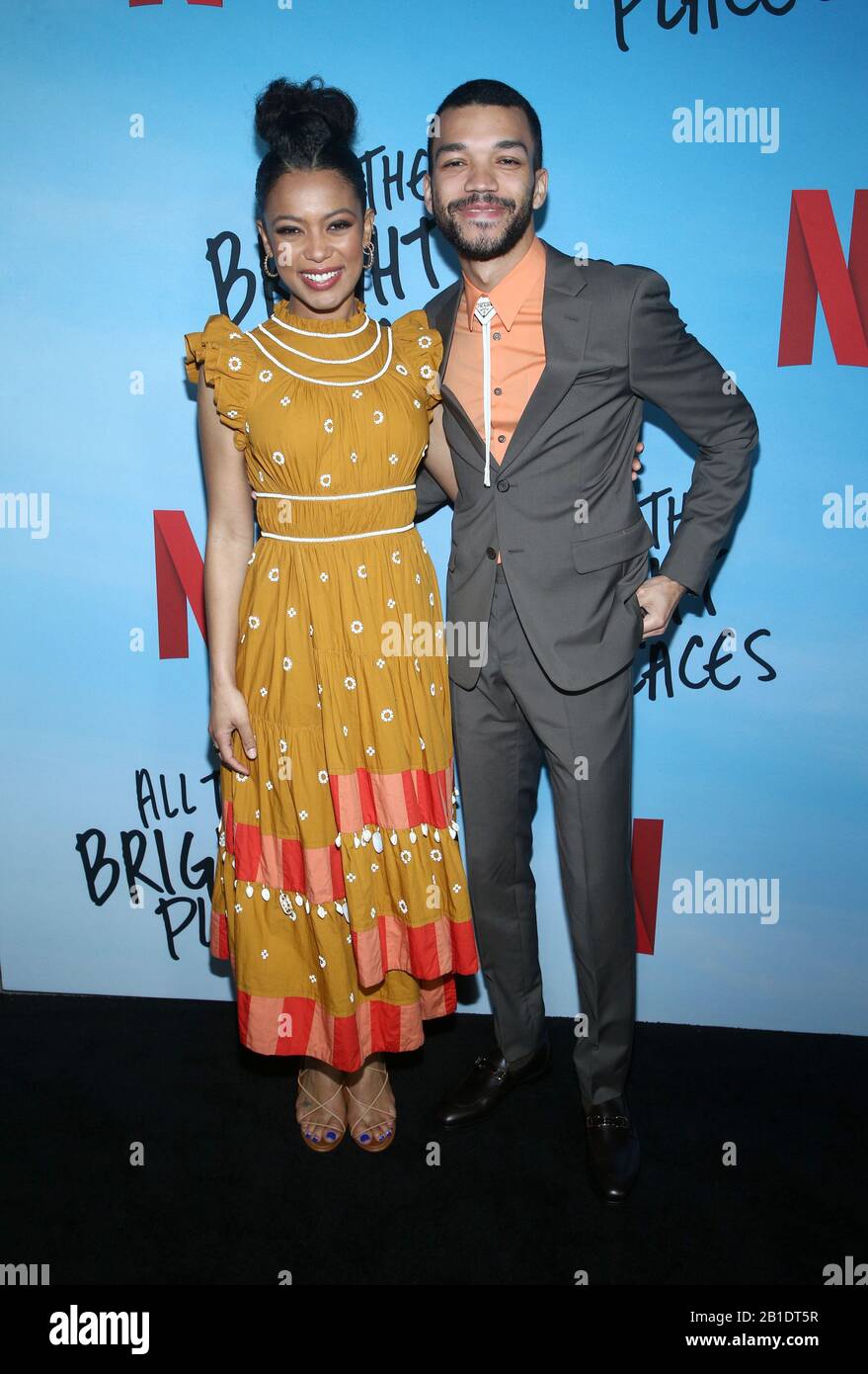 Hollywood, Ca. 24th Feb, 2020. Jaz Sinclair, Justice Smith, at Netflix ...
