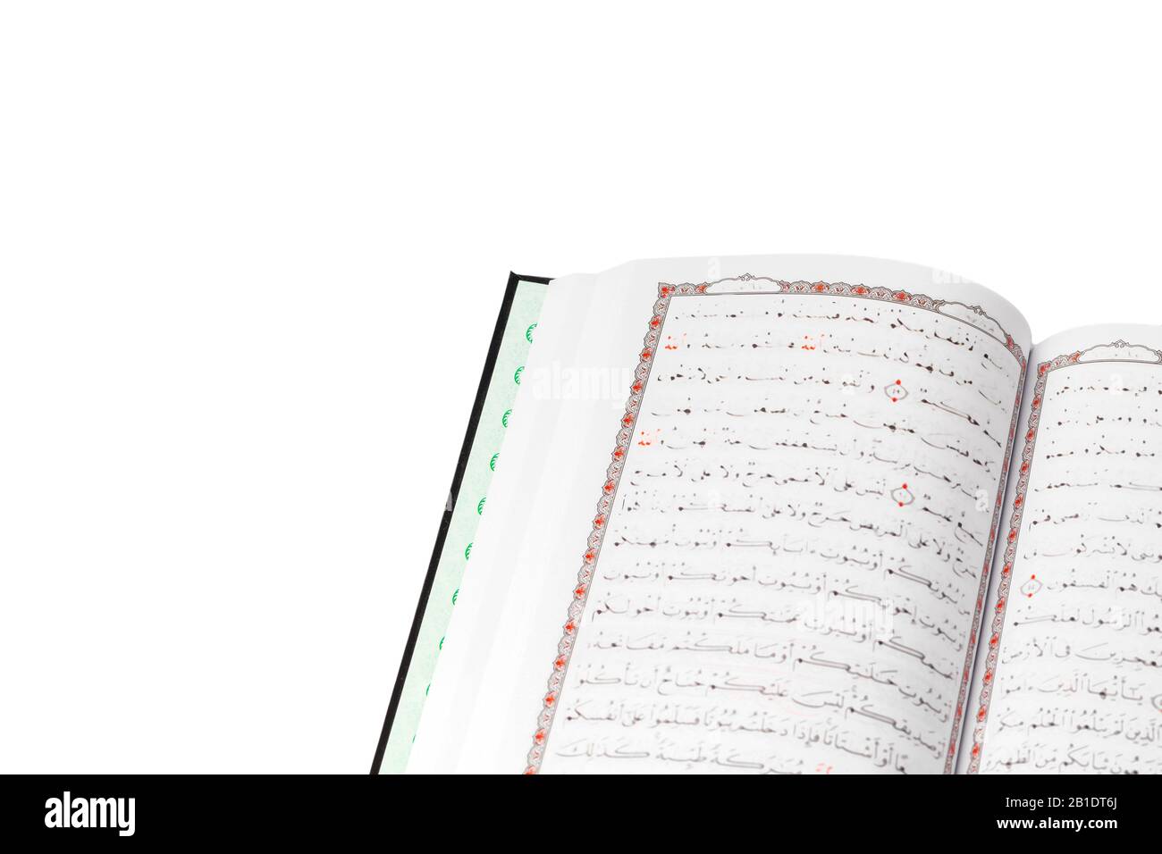 The Holy Quran over white background. Creative photo Stock Photo - Alamy