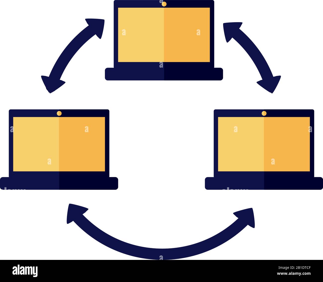 Notebook computers Stock Vector Images - Alamy