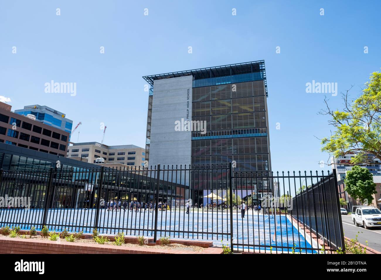 Sydney,Australia new multi storey Arthur Phillip high school in ...