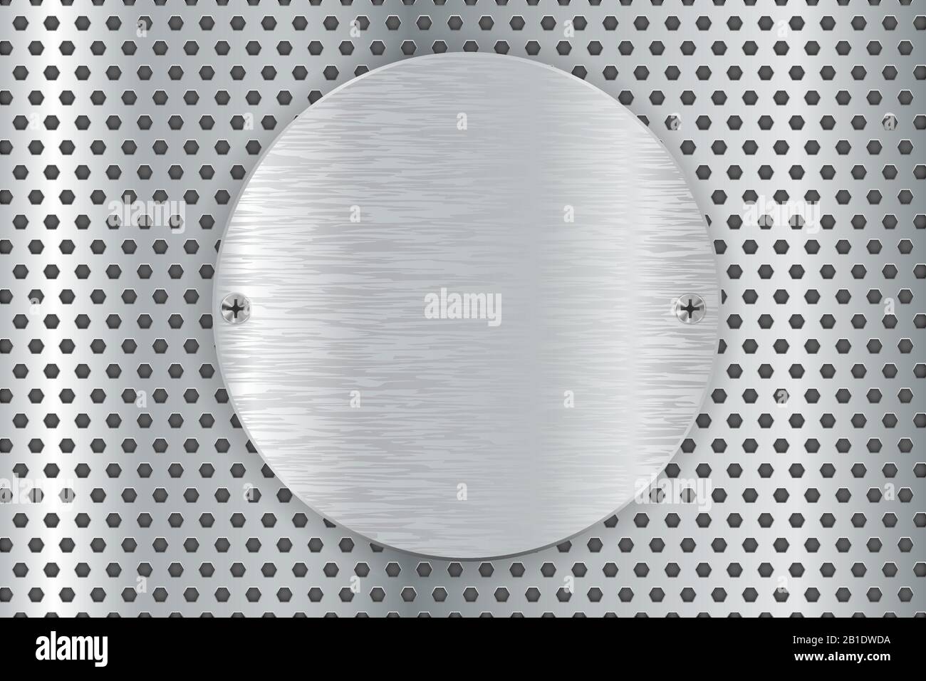 Scratched round metal plate texture Stock Vector Images - Alamy