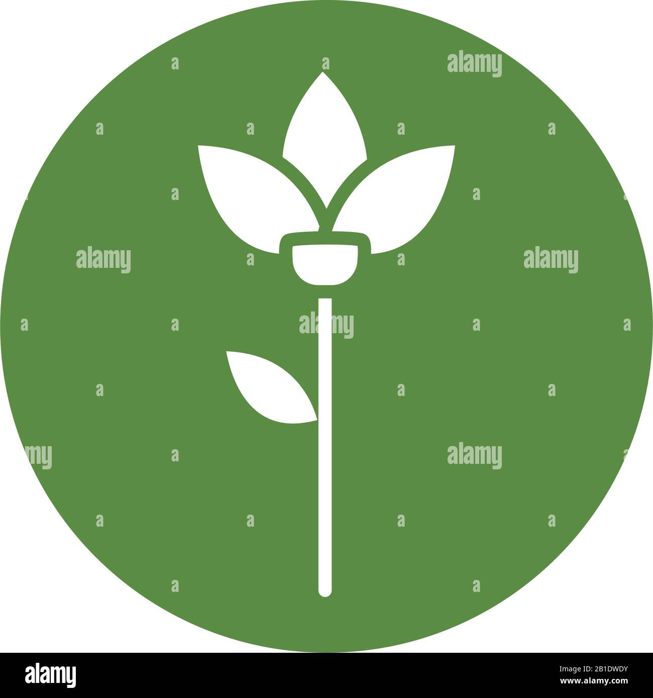 beautifull flower garden spring block style Stock Vector Image & Art ...