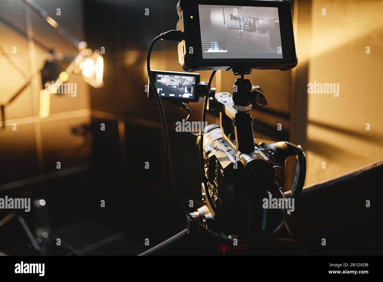 Creating a film set hi-res stock photography and images - Alamy