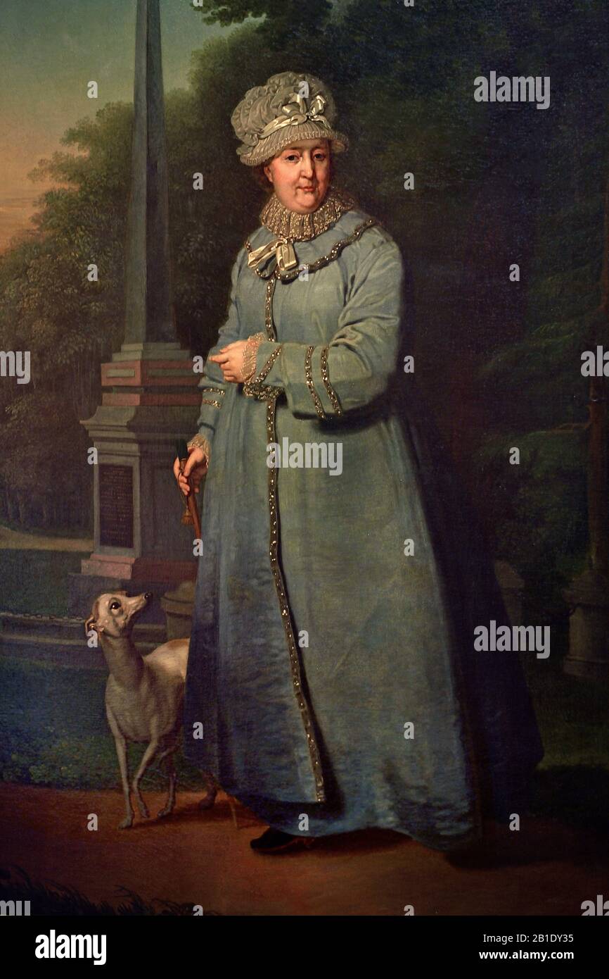 Catherine the great painting hi-res stock photography and images - Alamy
