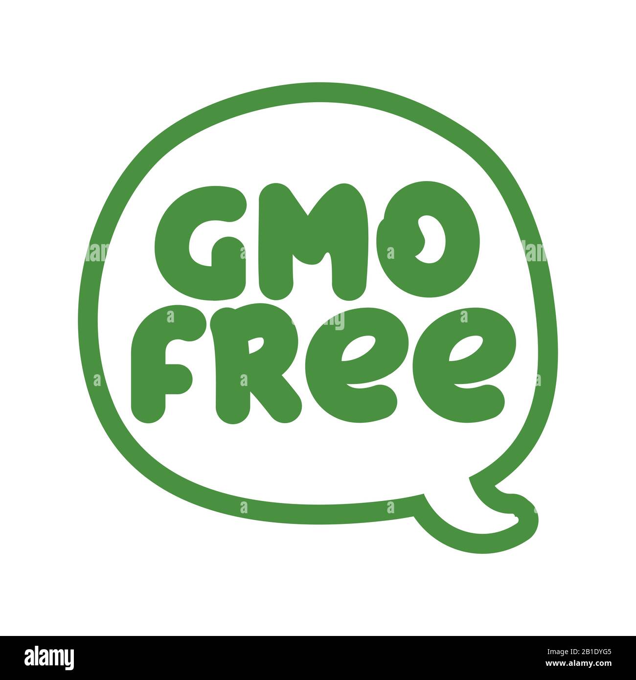 'gmo free' - label. Handwritten calligraphy: restaurant, cafe menu ...