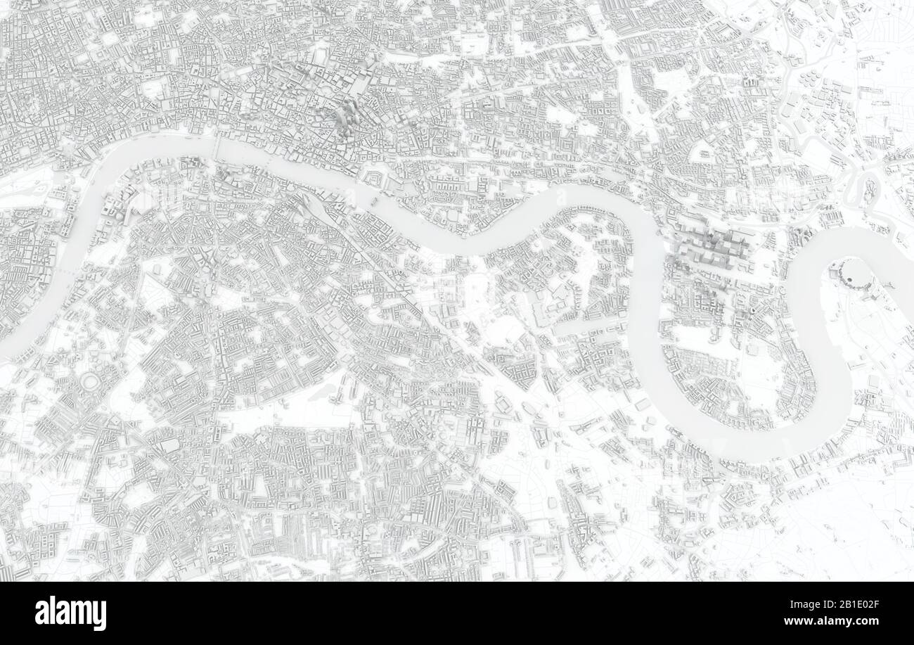 Aerial Map London High Resolution Stock Photography and Images - Alamy
