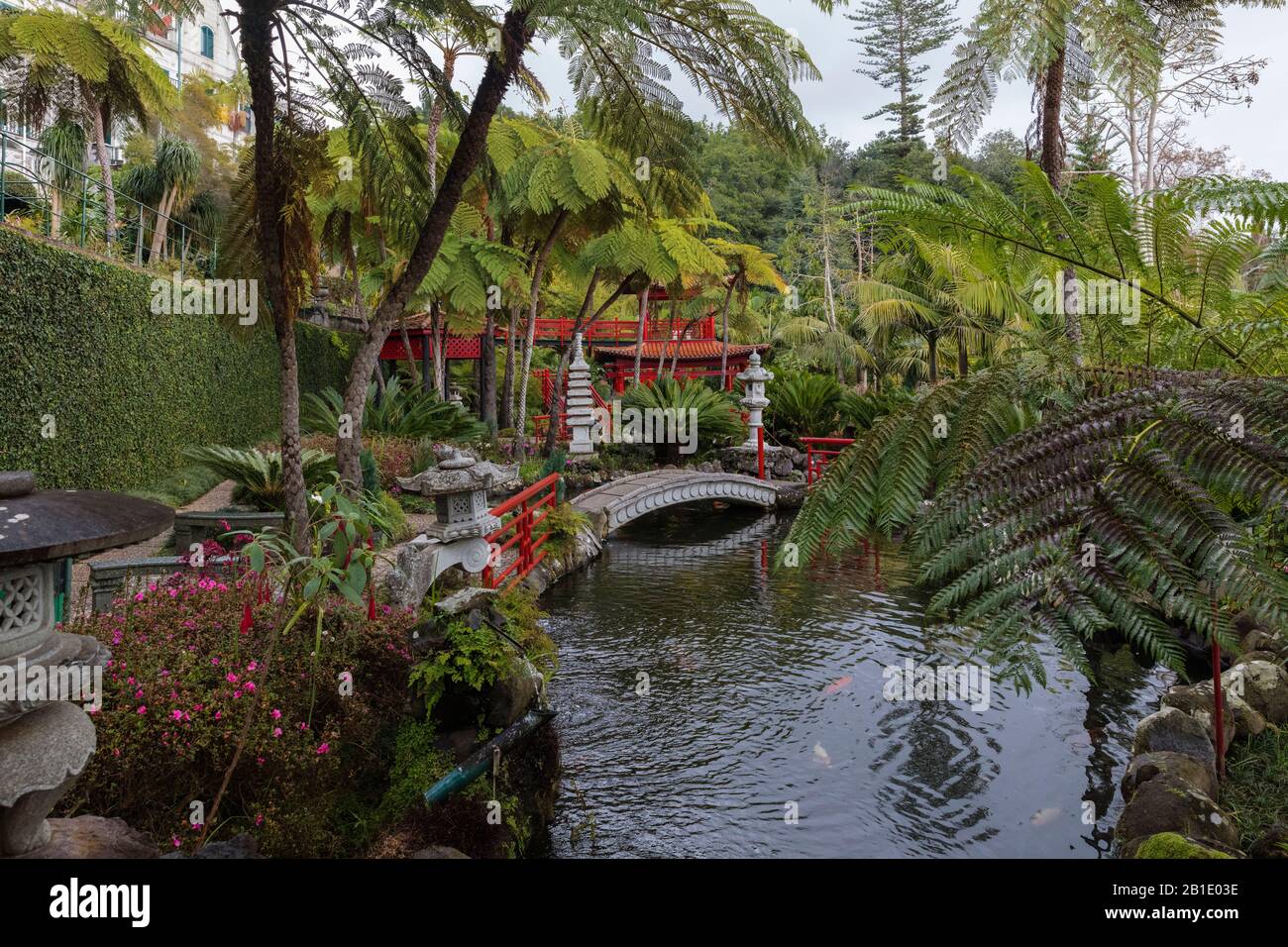 Monte Palace Tropical Gardens in Madeira, Portugal Stock Photo - Alamy