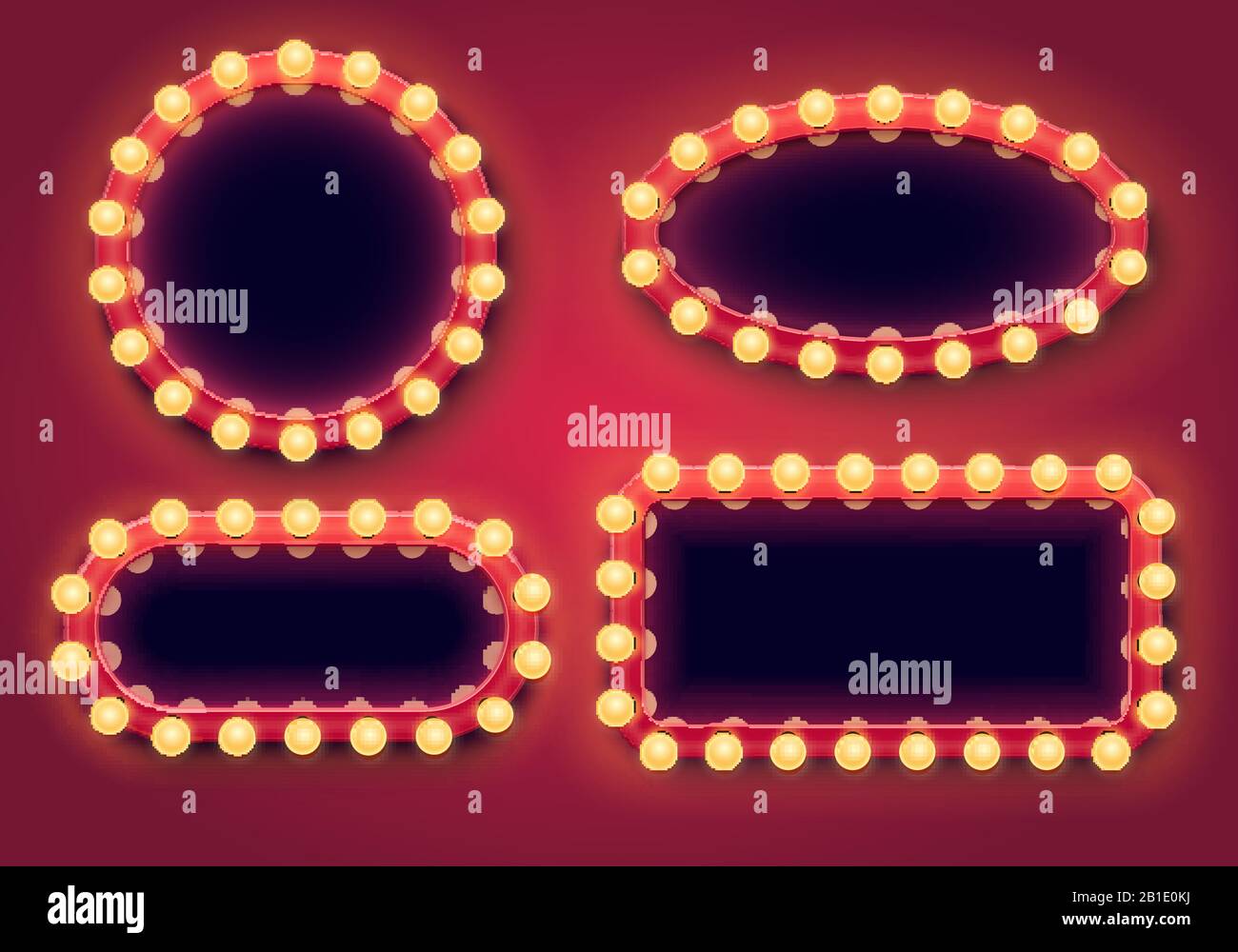 Light bulbs fashion backstage mirror hi-res stock photography and ...