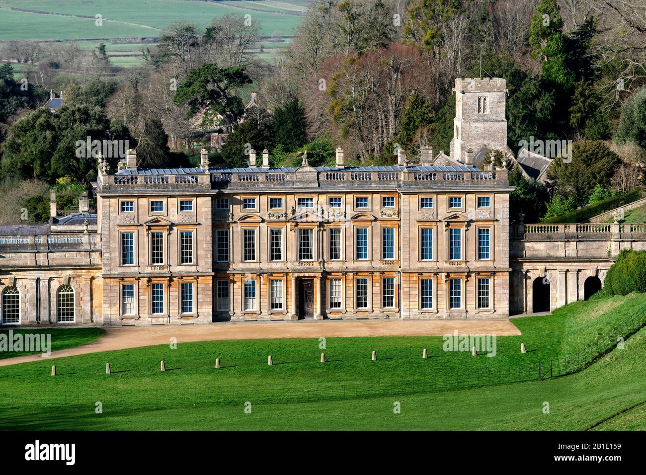 Dyrham Park is a baroque country house in an ancient deer park near the ...