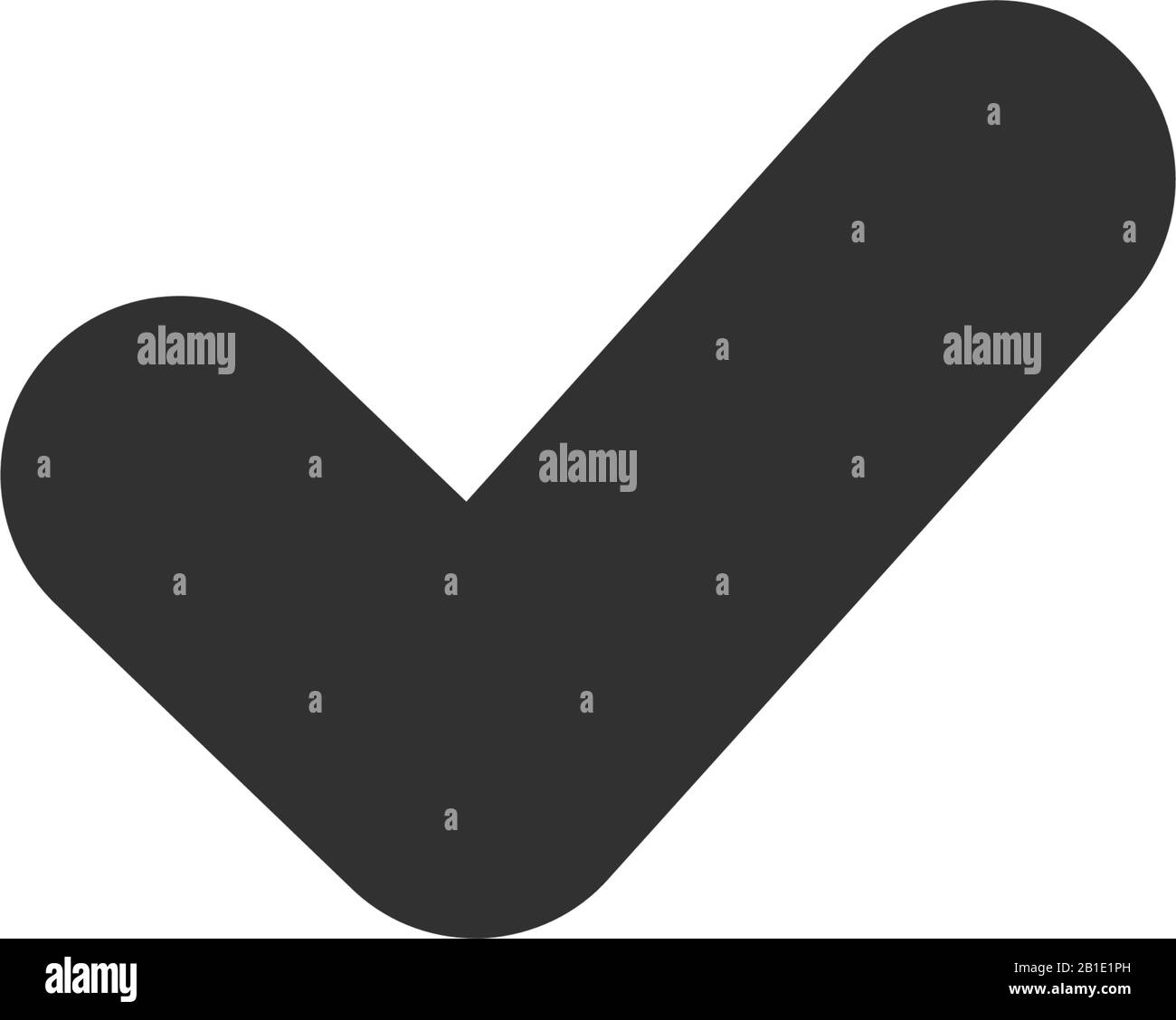 Check mark icon. Black symbol for your design. Stock Vector ...