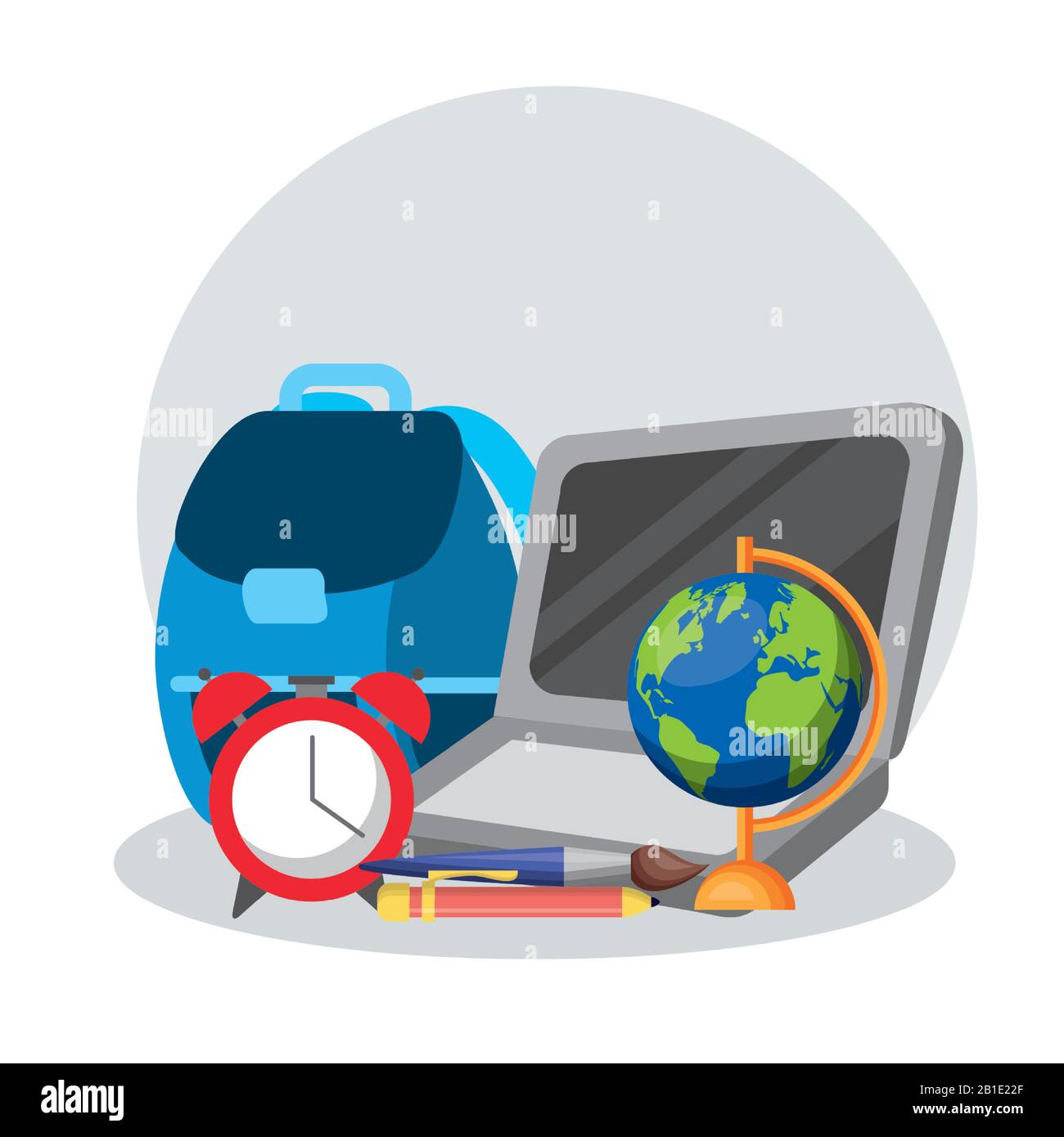 School stationery supplies online Cut Out Stock Images & Pictures - Alamy