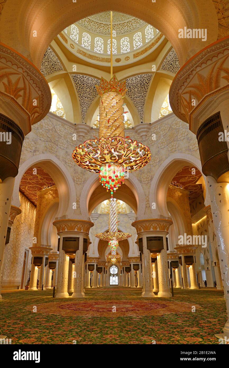 The Sheikh Zayed Grand Mosque Center SZGMC is the largest mosque in the ...