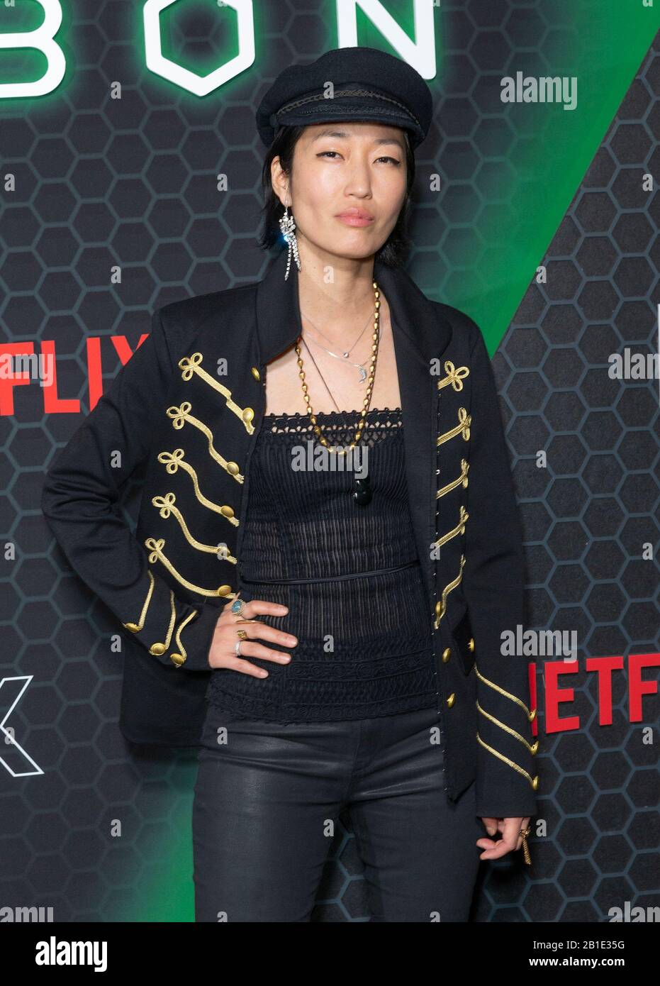 New York, United States. 24th Feb, 2020. Jihae Kim aka Jihae attends ...
