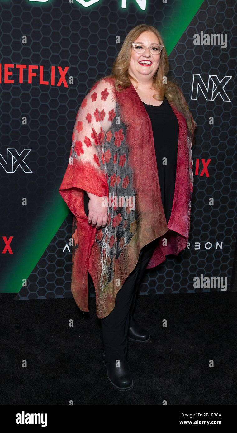 New York, United States. 24th Feb, 2020. Alison Schapker attends ...