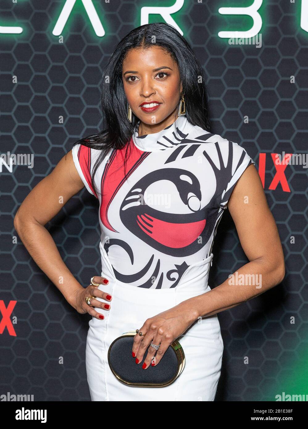 New York, United States. 24th Feb, 2020. Renee Elise Goldsberry wearing ...