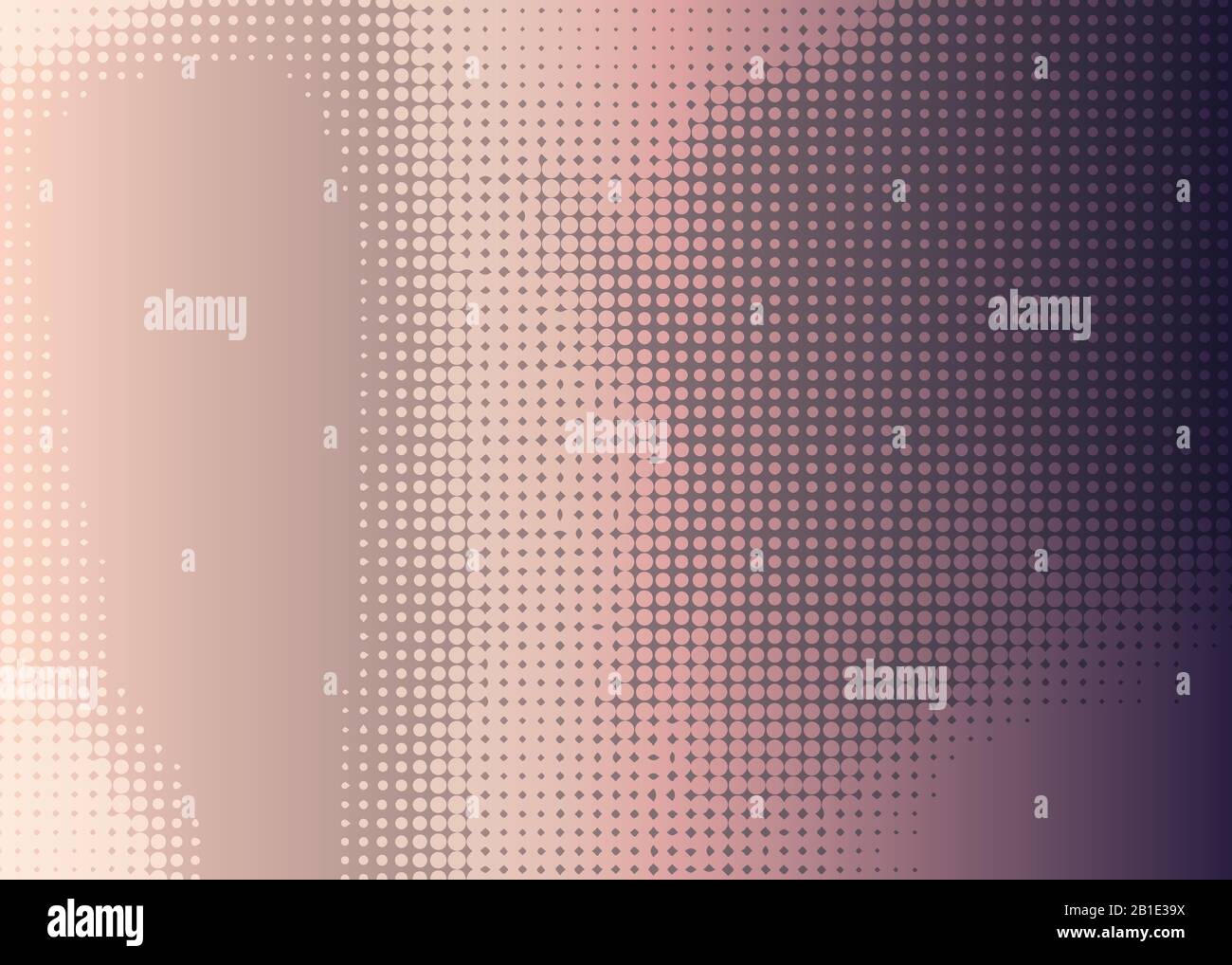 retro pink dot halftone background. cream dot with texture vector Stock ...