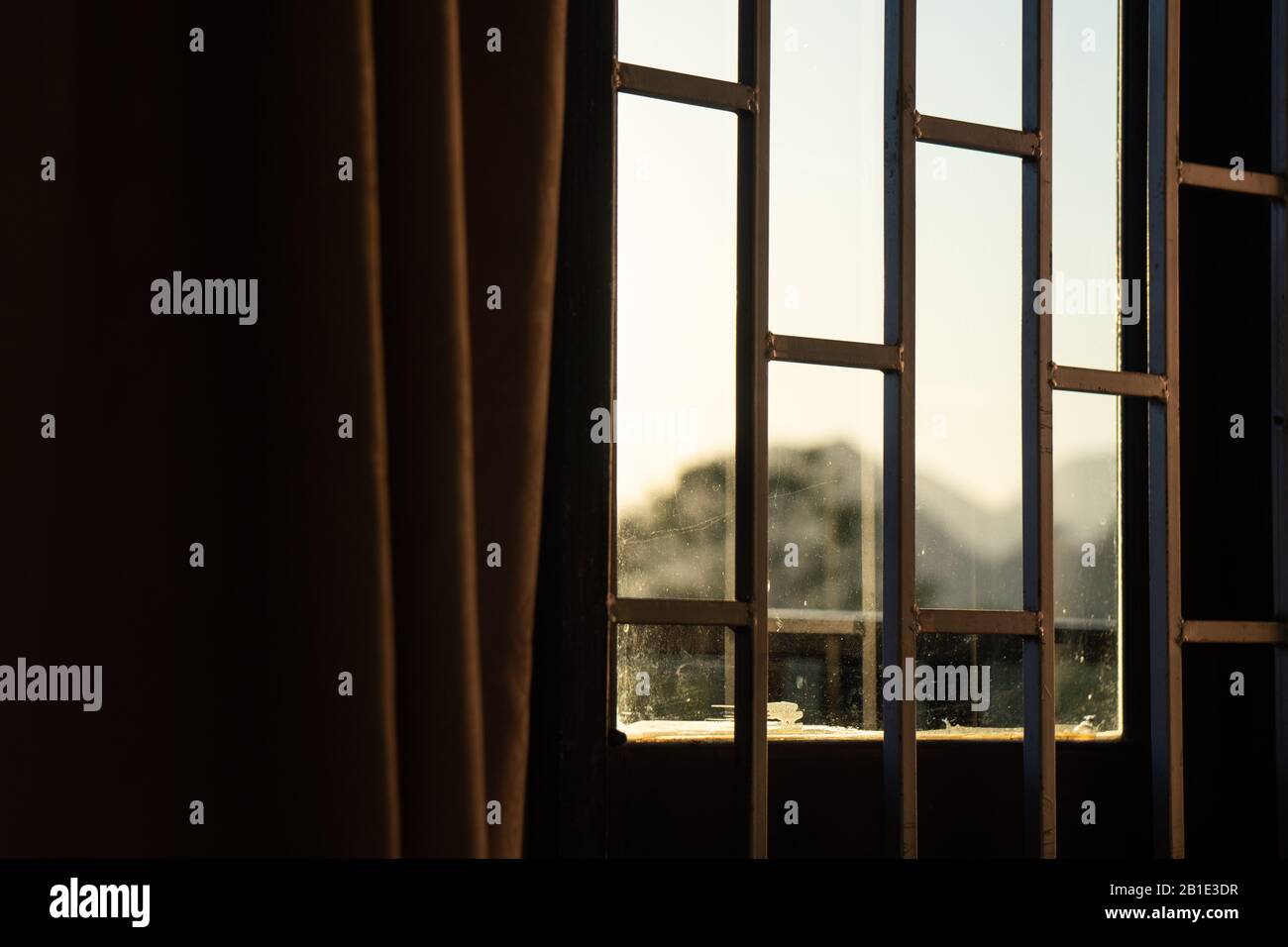 Prisoner looking out of cell hi-res stock photography and images - Alamy