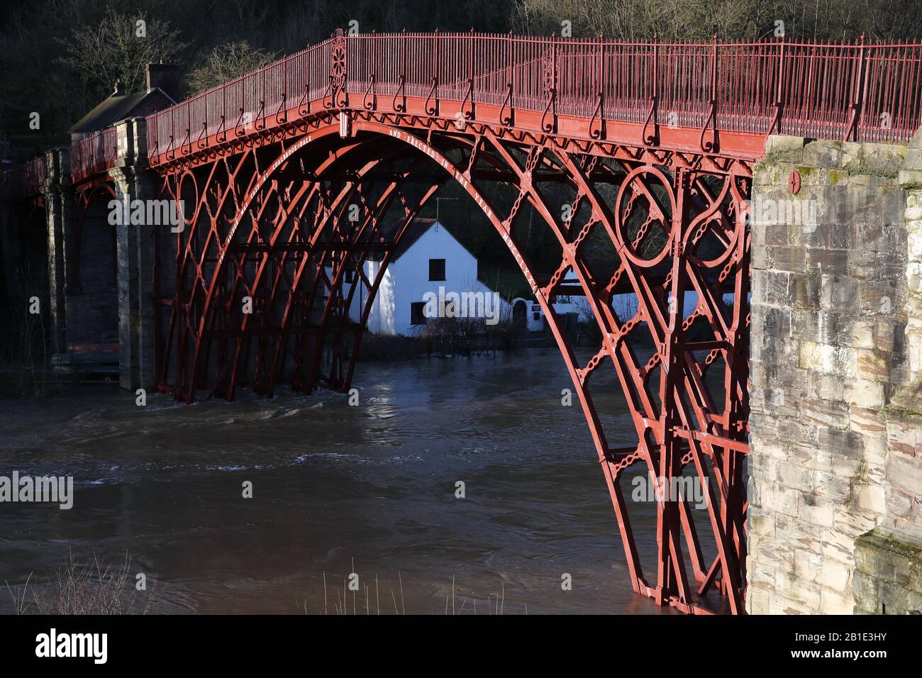 General view of flooding in ironbridge hi-res stock photography and ...