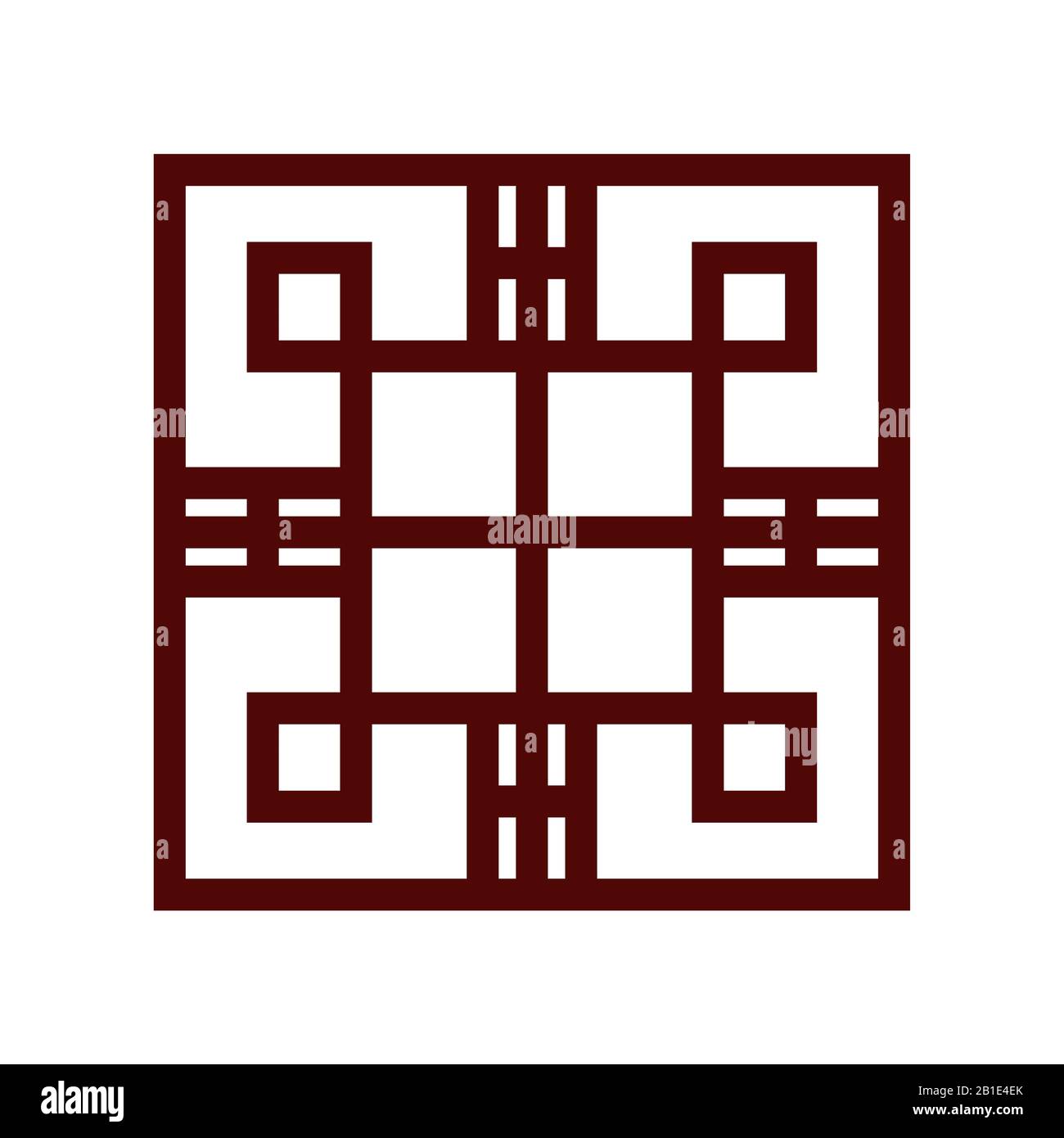Geometric Unique Korean Traditional Pattern Vector Illustration Stock geometric-unique-korean-traditional-pattern-vector-illustration-stock