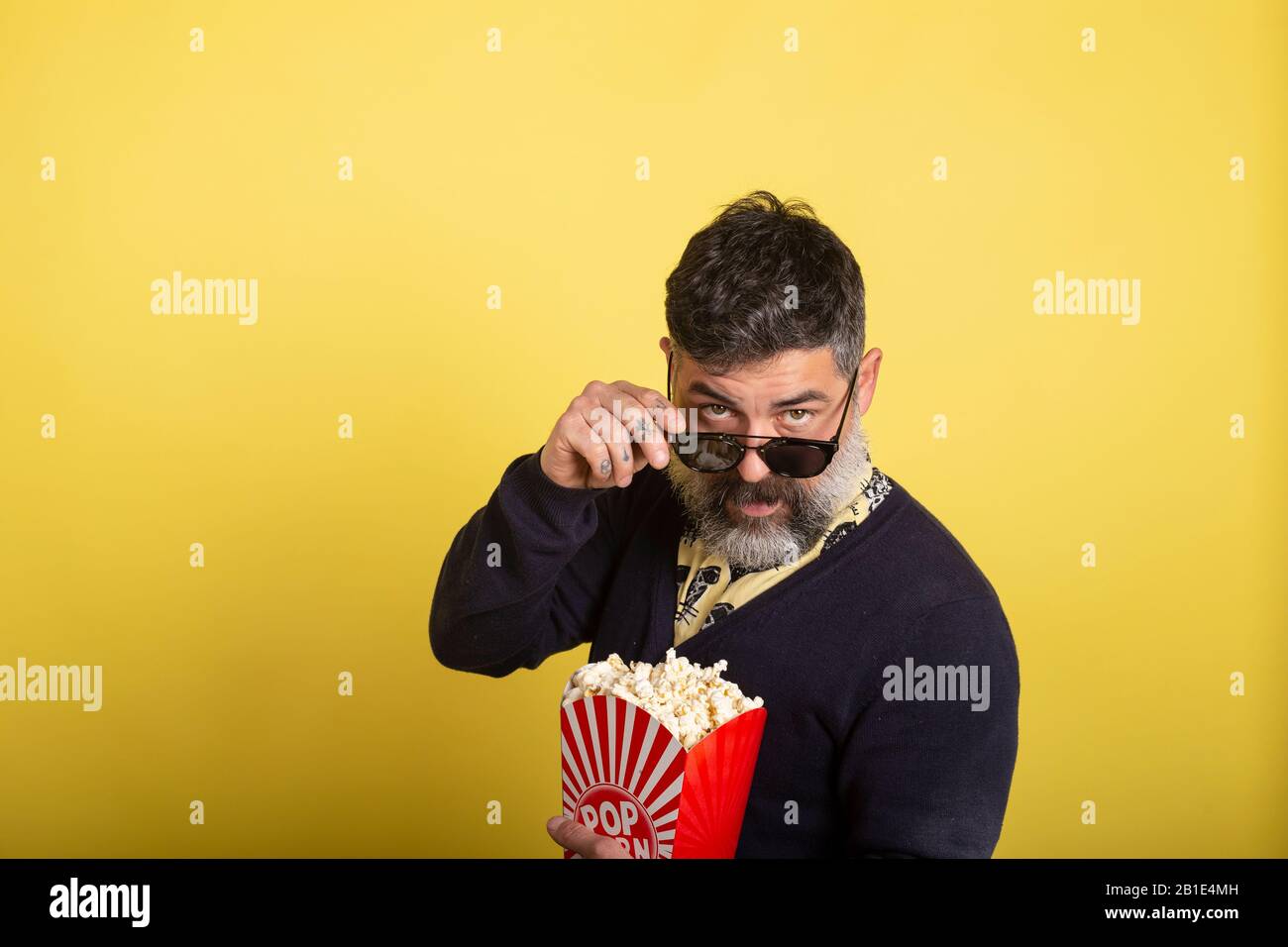 Handsome man eating beard hi-res stock photography and images - Alamy