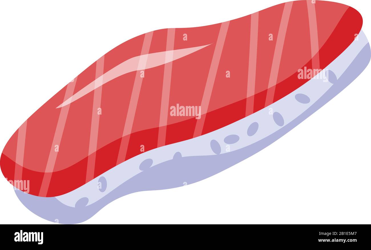 Isometric icon red fish Stock Vector Images - Alamy