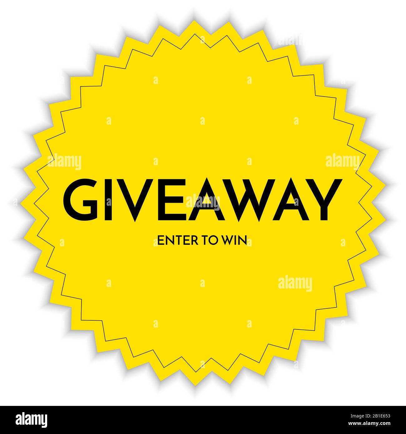 Giveaway banner template. Time for Giveaway sign isolated on white ...